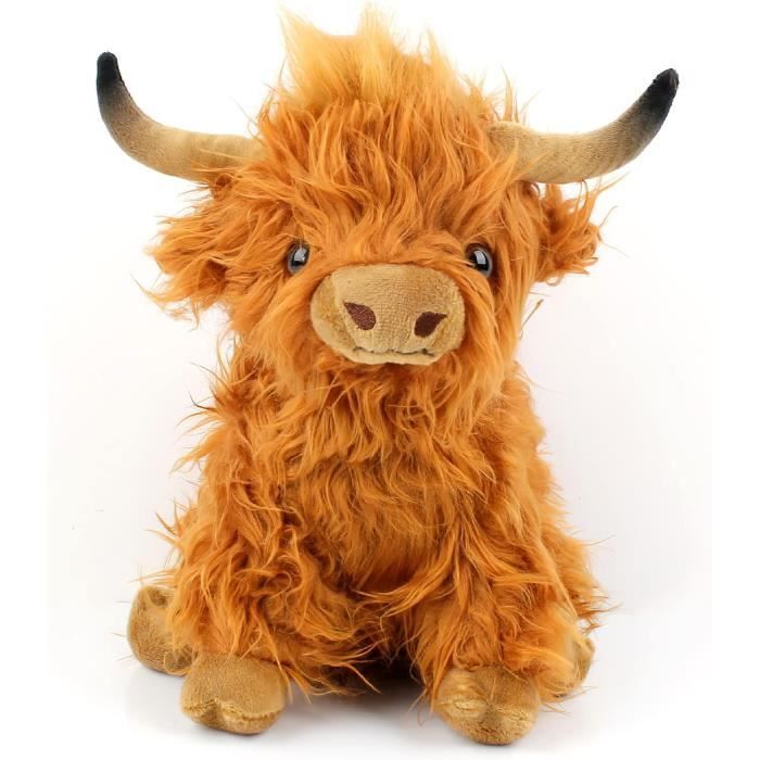Highland Cow Plush, Peluche Vache Highland 28 Cm Jouet En Peluche De ...