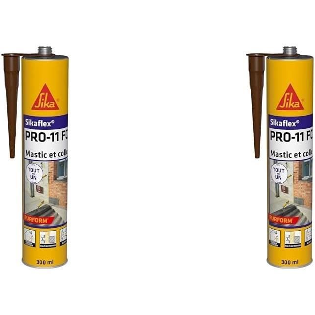 Flex Pro 11 Fc Mastic-Colle Tout En Un, Marron, 300 Ml (Lot De 2)[u1746 ...