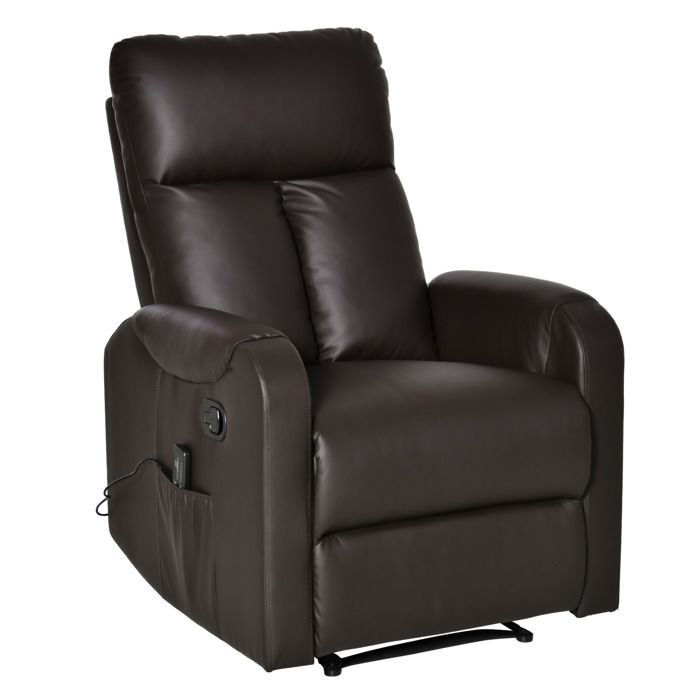 Fauteuil De Massage Relaxation électrique Chauffant Inclinable