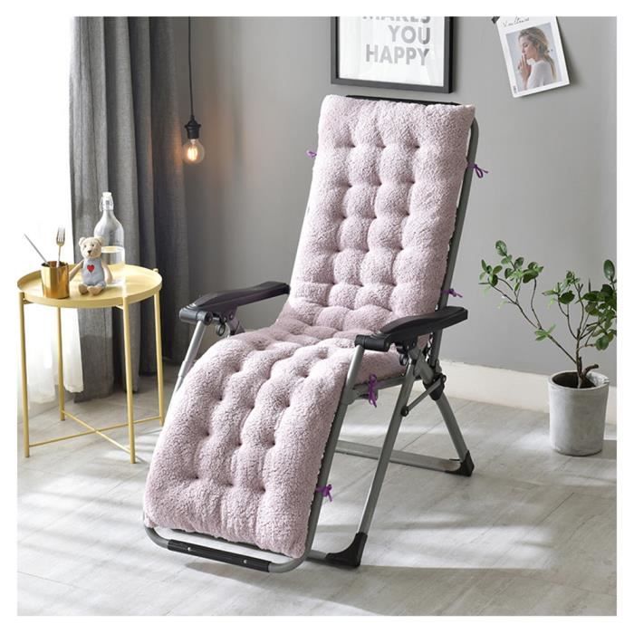 Coussin de Chaise HONGBI Relax épais,Pourpre,160x50x12cm - Cdiscount Maison