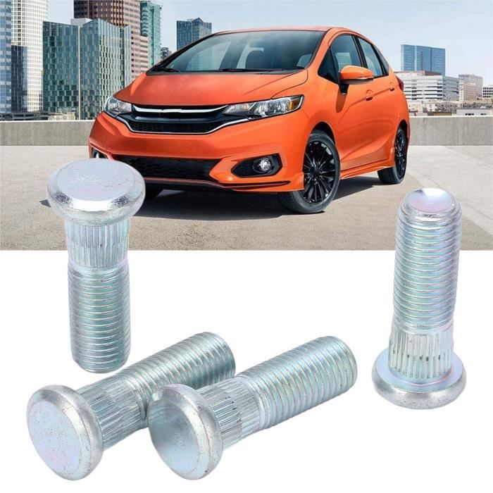 Mothinessto Goujon de roue Goujons de roue dentelés en acier, 4 pièces ...