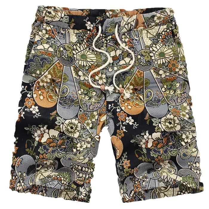 Short Homme en Lin - Kaki Kaki - Cdiscount Prêt-à-Porter