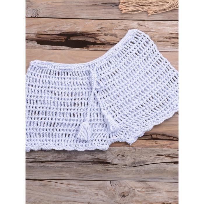 Robe de plage,Cover-Up de plage en crochet amissié pour femmes ...