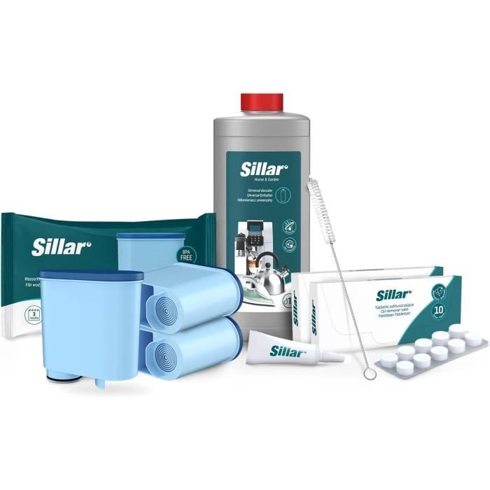 Sillar Kit d'entretien pour machines à café Philips 3x filtres ...