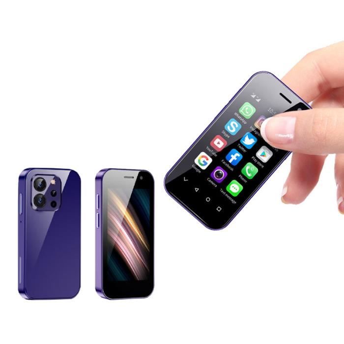 XS15 PRO 4G Mini Smartphone 3,0 pouces Android 9.0 Quad Core RAM 2 Go ...