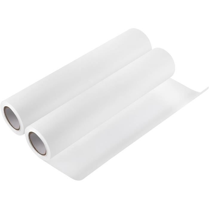 2 Rouleau Papier Patron Couture, 50m x 30cm Rouleau de Papier Calque ...