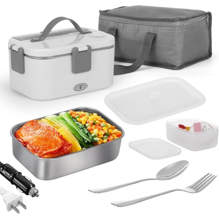 Aoresac Lunch Box Chauffante 1.8 L Boîte à déjeuner électrique Gamelle ...