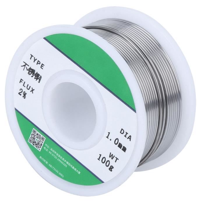 Tbest Fil de soudure Fil d'Étain de Fer à Souder en Acier Inoxydable ...