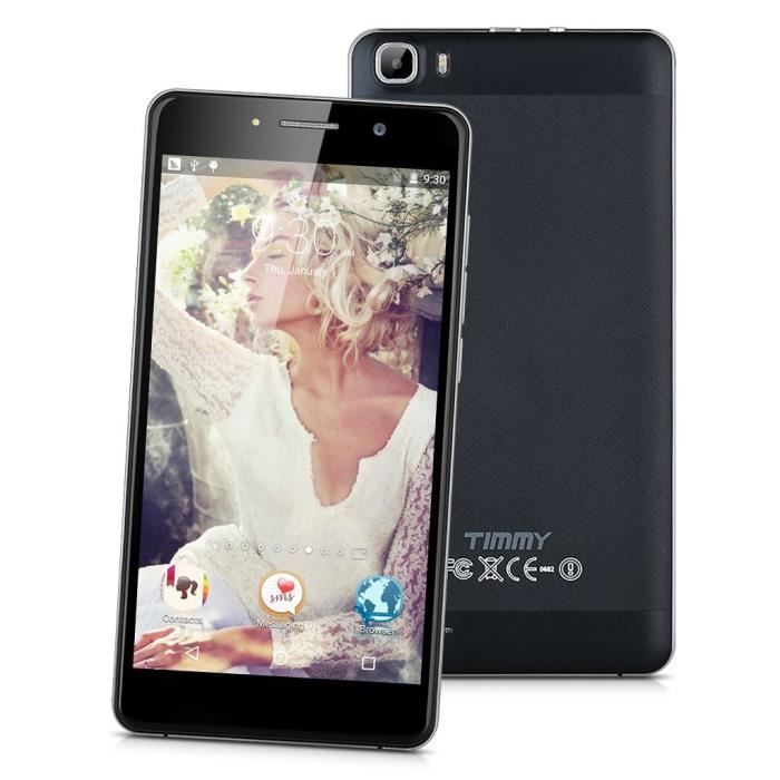 TIMMY M12 Smartphone Débloqué 5.5 pouces Android 5.1 3G MTK6580 1.3GHz ...