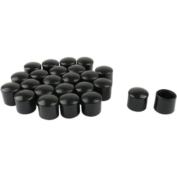 24Pcs Embout Pied De Chasie Meuble Embout Tube Jambe Patin Capuchon ...
