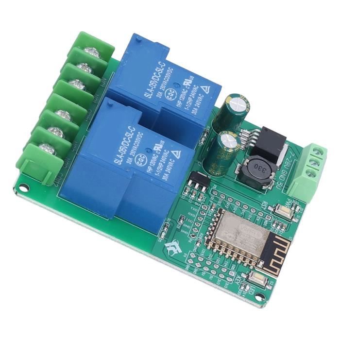 Module de relais 2 canaux - VBESTLIFE - ESP8266 - 30A - Contrôle sans ... Module de relais 2 canaux - VBESTLIFE - ESP8266 - 30A - Contrôle sans ...