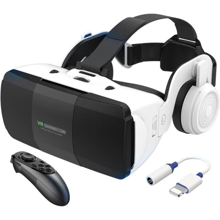 2023 Nouveau Casque Realite Virtuelle avec Contrôleur et Écouteurs ...