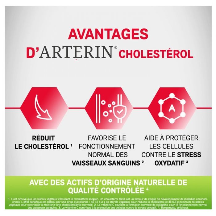 Arterin Cholestérol 30 comprimés - Cdiscount Santé - Mieux vivre