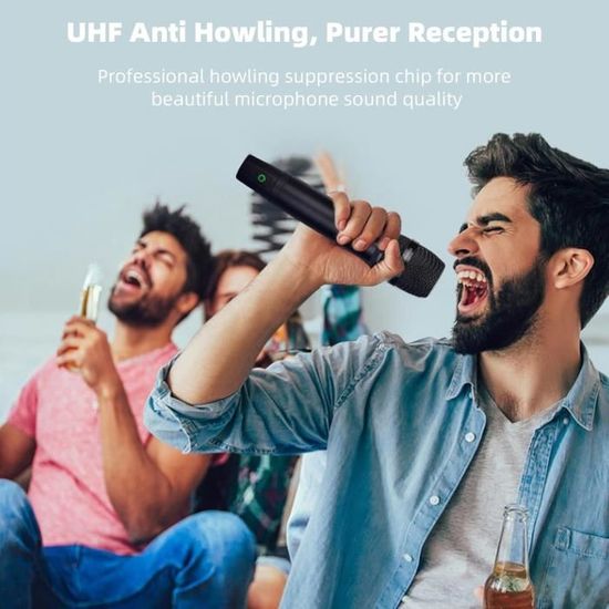 Micro UHF,Système de Microphone sans Fil Professionnel UHF avec ...