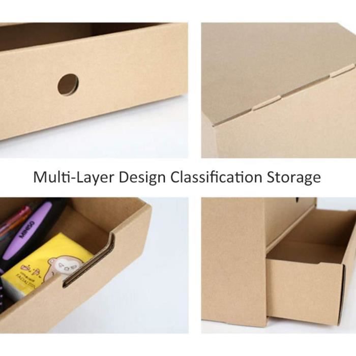 Module de rangement Fichier tiroir Boîtes de rangement papier couleur ...