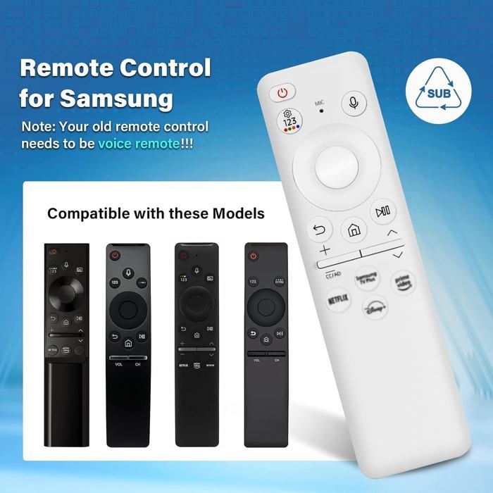 Bn59-01432A Replacement Solar Voice Remote Control For Smart Tv ...
