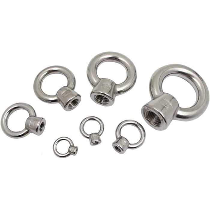 Écrou À Œil, M6-M8-M10-M12-M16-M20-M24 Écrou Annulaire En Acier ...