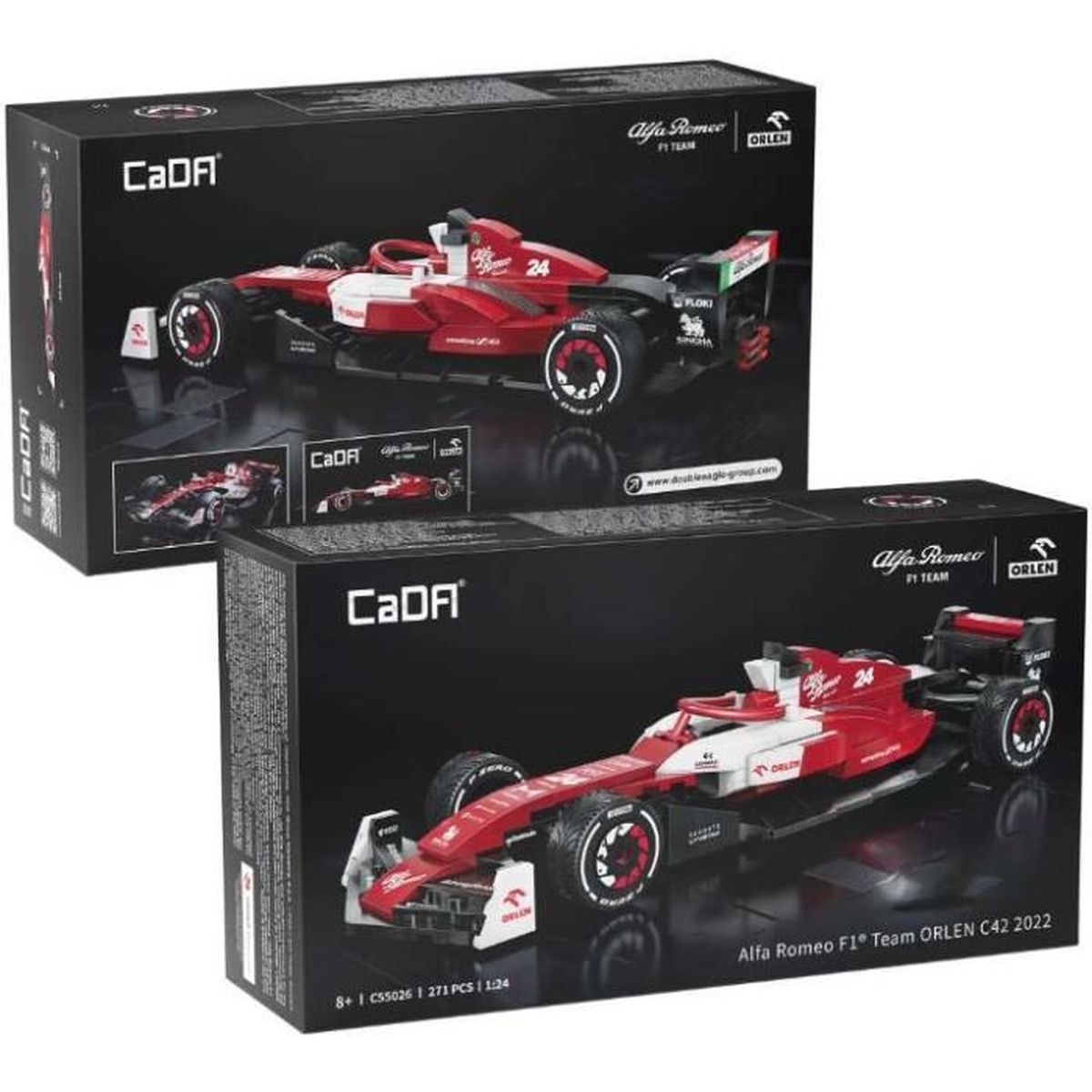 Constructeur CaDA voiture de course rouge Alfa Romeo F1 Team ORLEN C42 ...