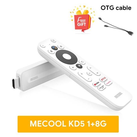 Ue Plug - KD5 - Bâton TV Android 11 KD5 avec Amlogic S805X2 BT 4.0 WiFi 2.4G-5G 1 + 8G, Mini ...