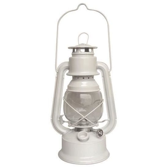 Lampe tempête - GUILLOUARD - Métal galvanisé - Blanc - Éclairage ...