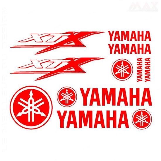 10 stickers XTX – ROUGE – YAMAHA sticker XTX 660 - YAM450 - Cdiscount Auto