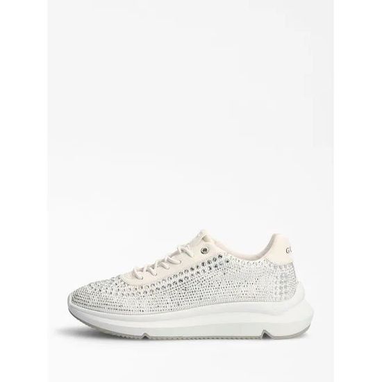 Sneakers con strass h 50mm Guess Grigio - Cdiscount Chaussures