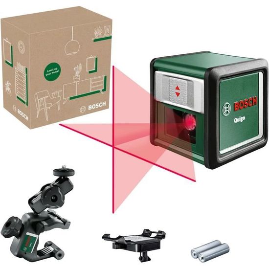 Bosch Home and Garden laser lignes Quigo avec pince universelle MM 2 ...