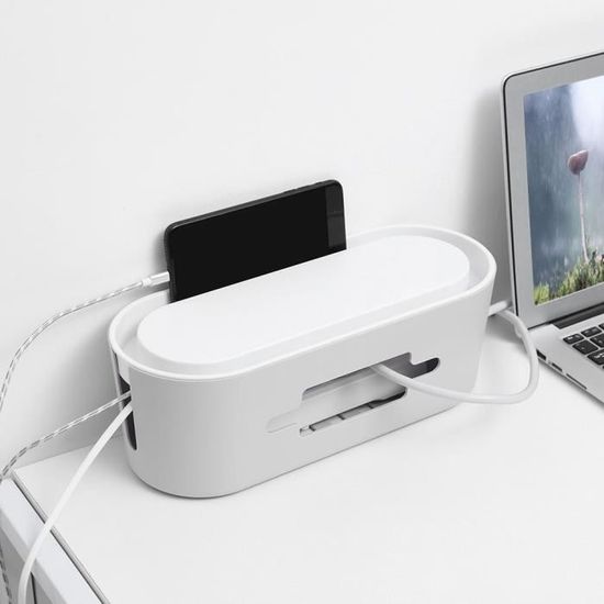 VINGVO boîte de câble réseau polyvalente Boîte de fil de finition de ...