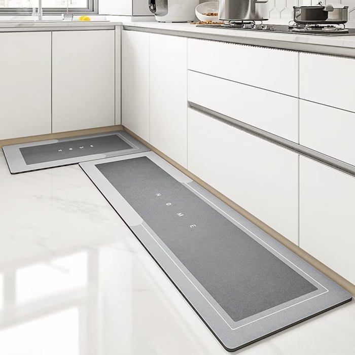 Tapis de sol de cuisine long antidérapant, tapis absorbant l'eau et l ...