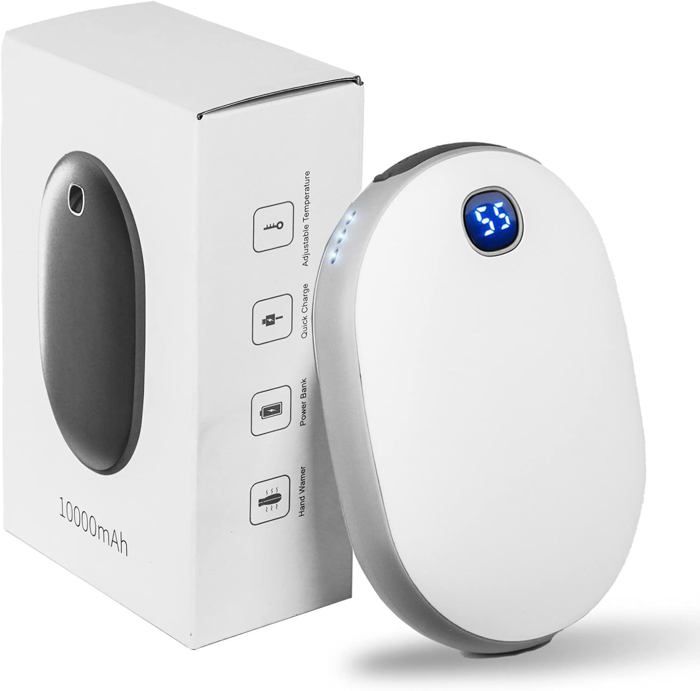 Chaufferette Main,Chauffe-Main Rechargeable 10 000 mAh ,Chauffage ...