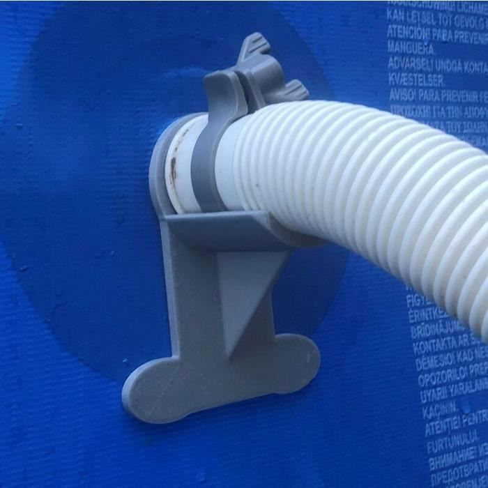 Supports de Tuyau de Piscine - Intex - Gris - Pour tuyaux de 30 à 37 mm ...