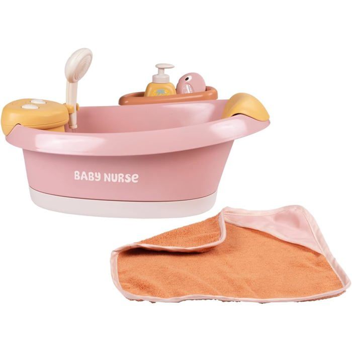 Baignoire Balnéo Baby Nurse pour Poupons : Jets d'Eau, Bulles et ...