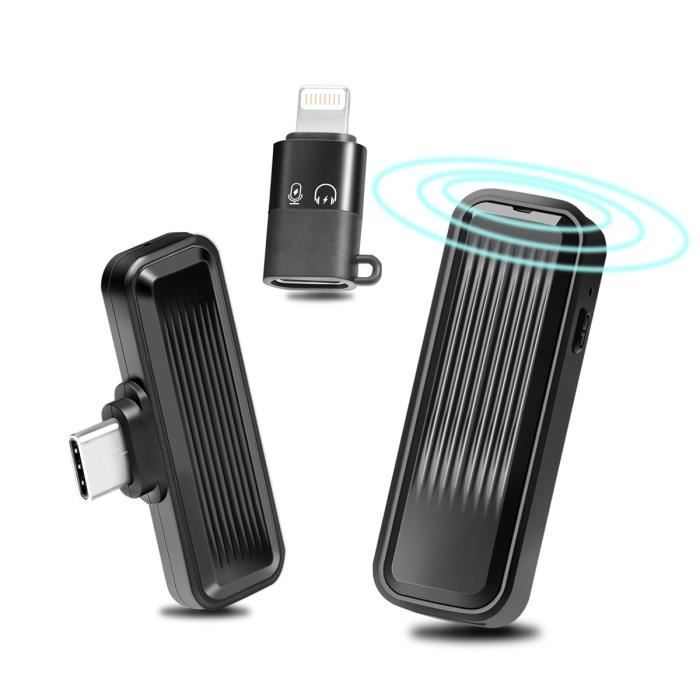 AFAITH Microphone Cravate sans Fil pour iPhone iPad Android, Microphone ...