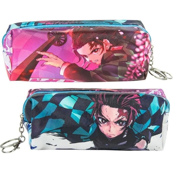 Anime Demon Slayer Trousse À Crayons Grande Capacité Nezuko Tanjiro Sac ...