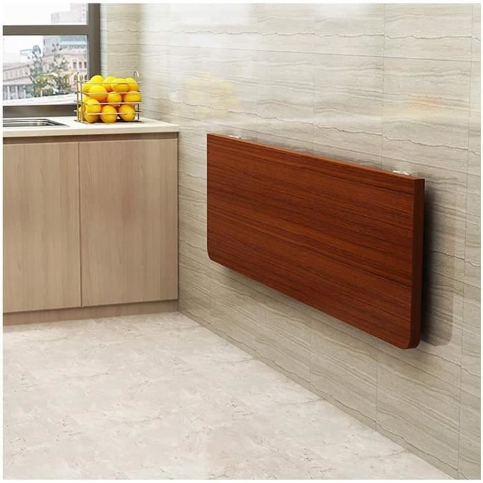 Table Pliante Murale, Table Pliante En Bois Avec Cadre De Support En ...