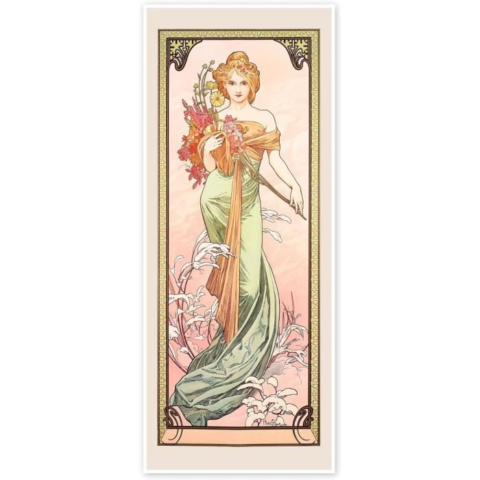 Les Saisons - Le Printemps Poster De Alfons Mucha Affiches Pour Toutes ...