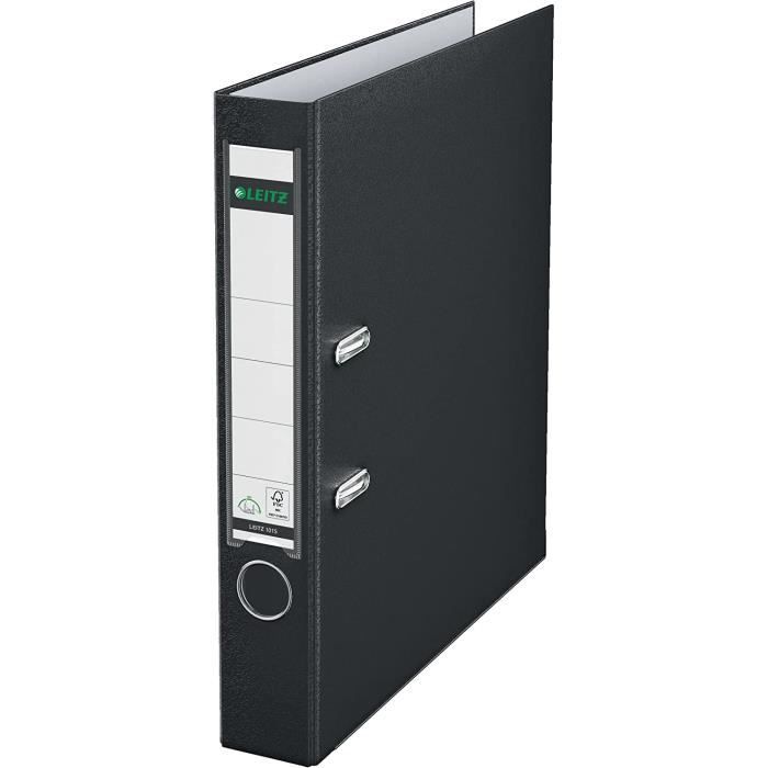 Classeur à levier Format A4 Capacité 350 feuilles Noir,[Z313 ...