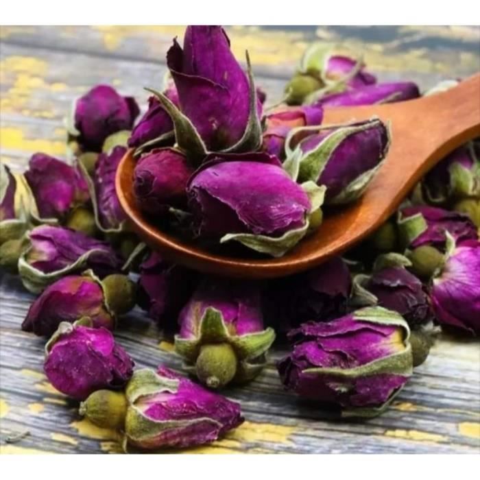 Ingrédients comestibles - Non spécifié - Boutons de roses séchées - 50g ...