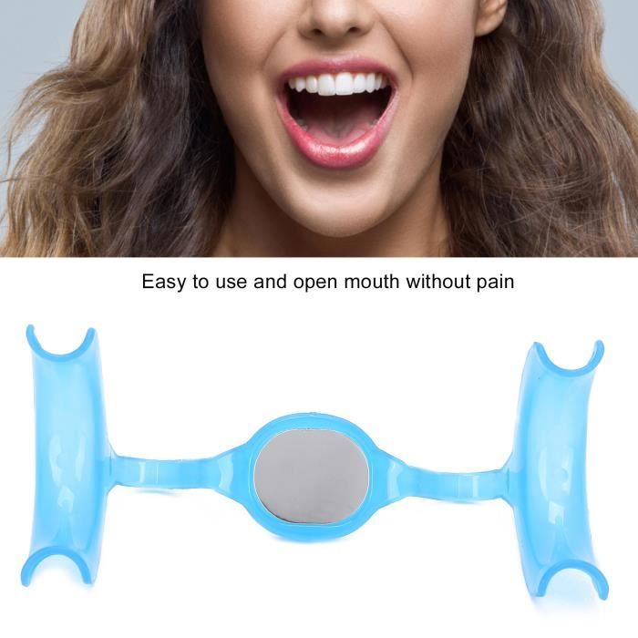 Rétracteur de joue 10 pièces en forme de M écarteur de joue ouvre-bouche dentaire ouvre-bouche ...