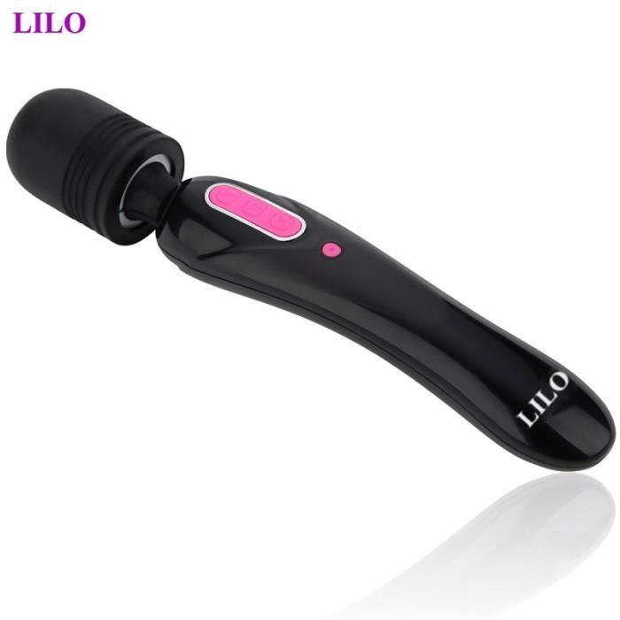 Appareil de massage,LILO baguette magique Rechargeable puissant masseur de corps vibrateur ...