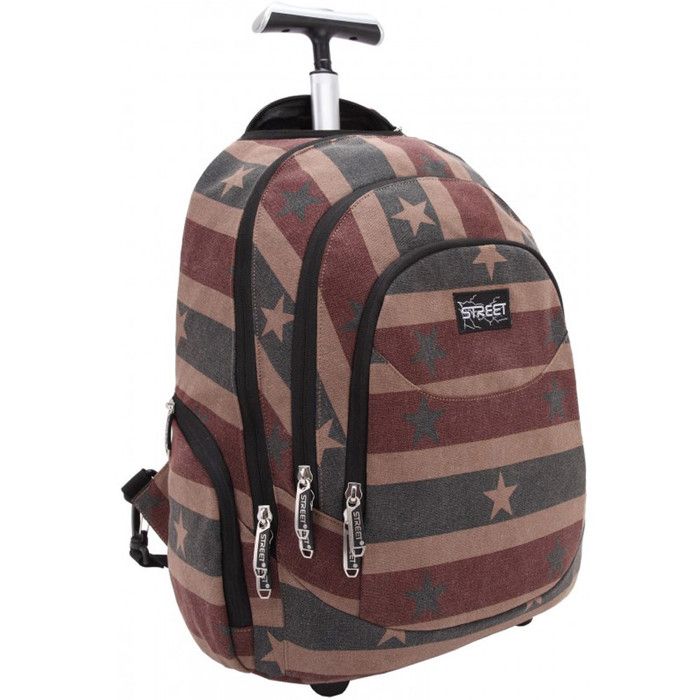 Sac à dos à roulettes Street Canvas Star 47 CM - Cdiscount Bagagerie ...