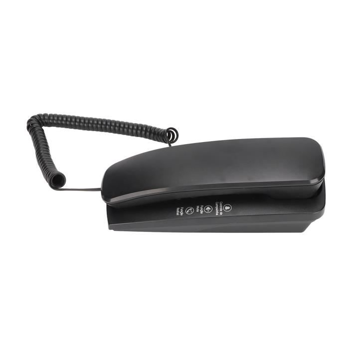 LAN Téléphone De Bureau Kx‑T1042 Téléphone Filaire Fixation Murale Téléphone Fixe Pour Bureau ...