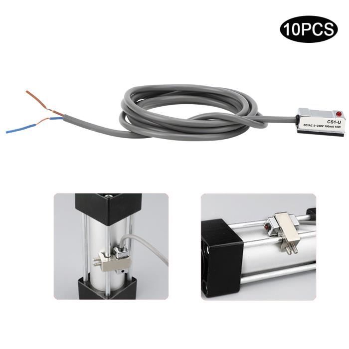 YIC Interrupteur Magnétique À Cylindre Capteur Magnétique Pneumatique, Interrupteur Magnétique ...