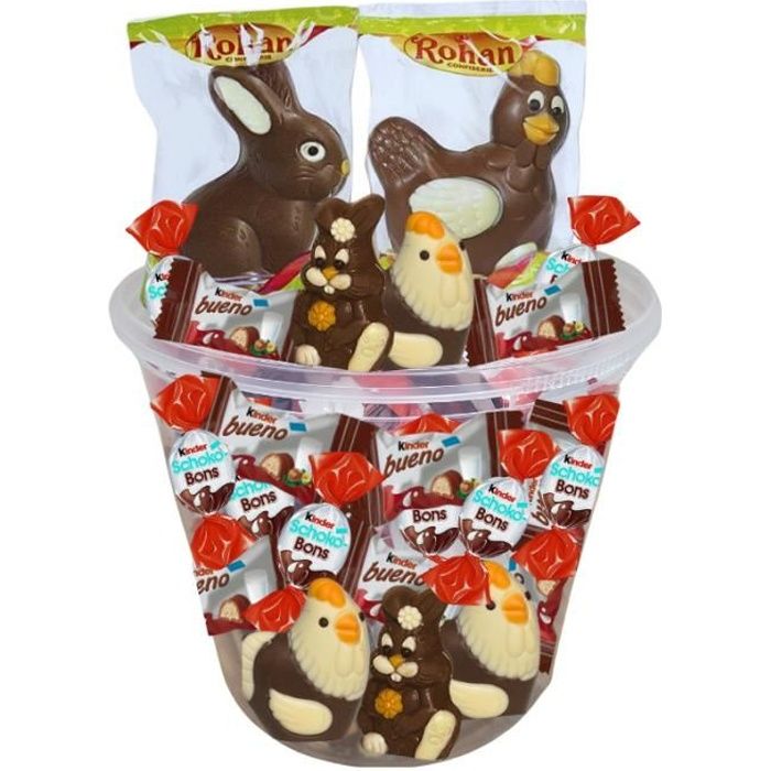 Box Mini Kinder et moulages - Assortiment de 90 chocolats idéal pour ...