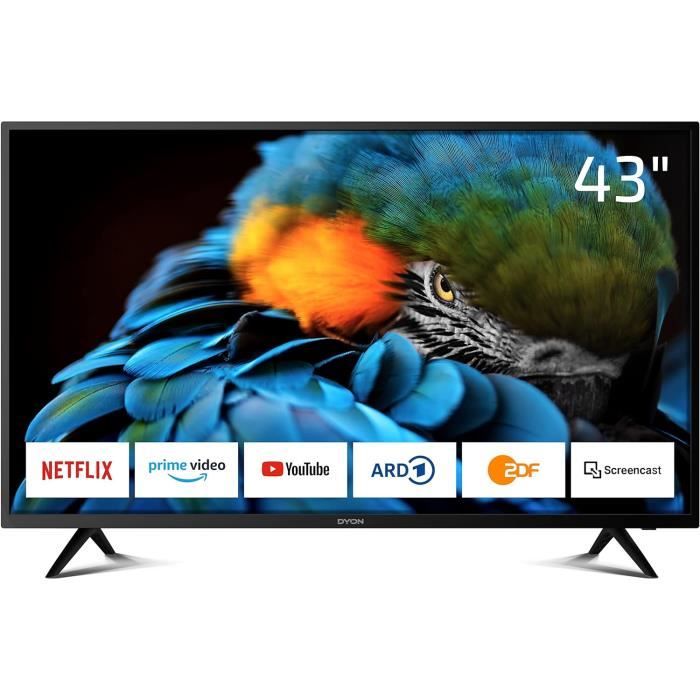 Smart 43 Xt Téléviseur 108 Cm (43 Pouces) (Smart Tv Full-Hd, Triple Tuner Hd (Dvb-C--S2--T2 ...