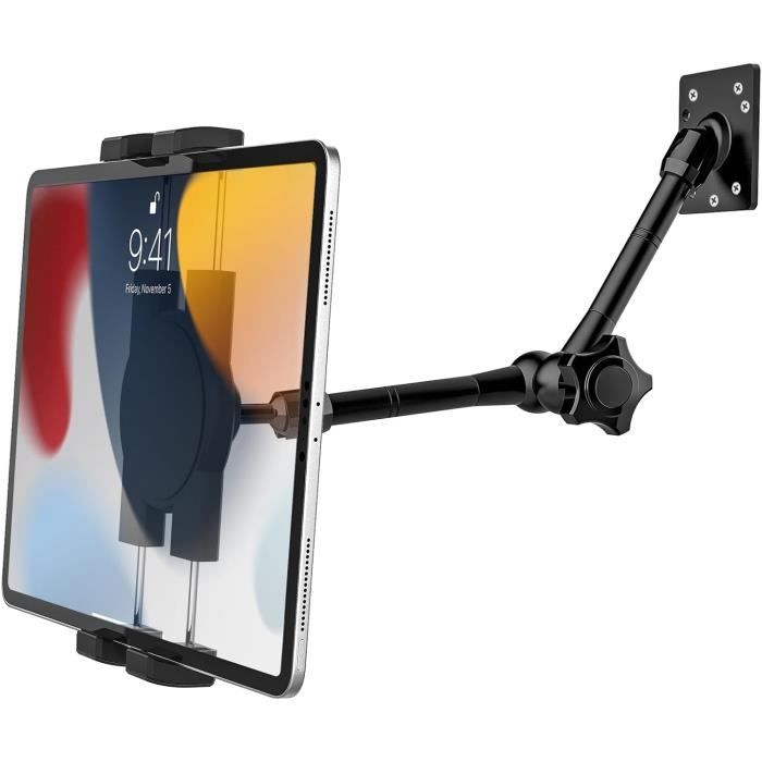 Support Tablette Mural Bras Réglable, Support Mural Ipad Avec Bras ...
