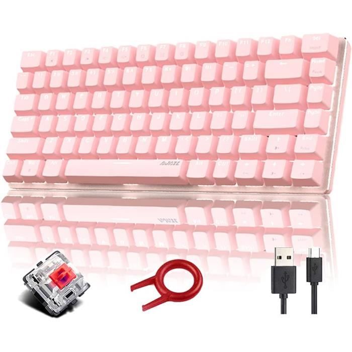 Clavier Mécanique Ak33 - 8 Types De Rétroéclairage Blanc - Mini Clavier ...