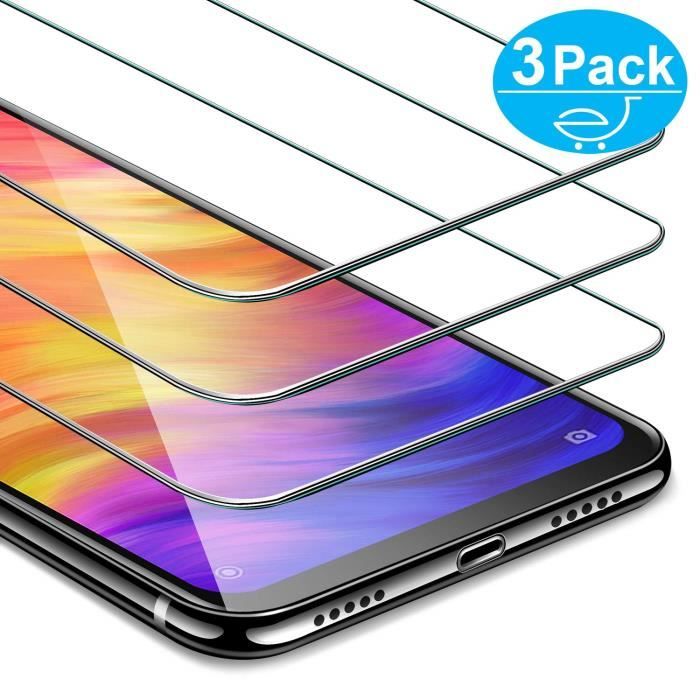 Verre Trempé Xiaomi Redmi Note 7, Transparent Protection écran pour ...