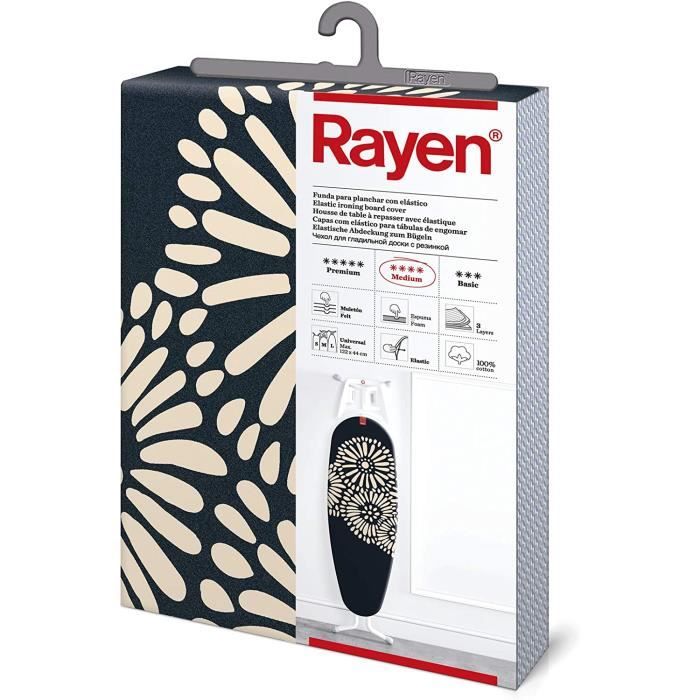 Rayen Housse pour table à repasser Universelle 3 épaisseurs: mousse ...