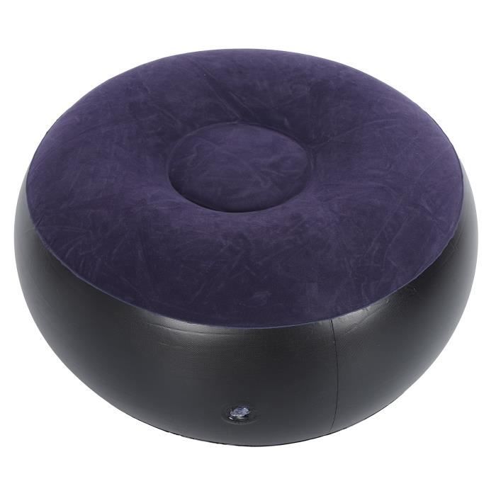 Tbest Chaise gonflable Chaise de Camping Extérieure Portable Tabouret ...
